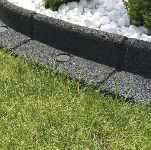Granite Grey, Easy-Edge Garden Bed Edging by Enviro Blocks