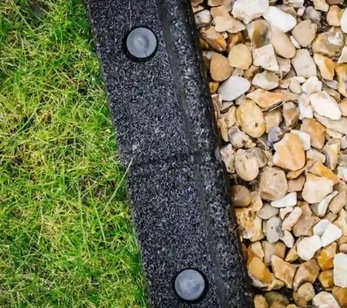 Midnight Black, Easy-Edge Garden Bed Edging by Enviro Blocks